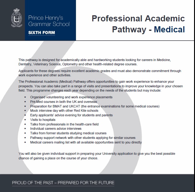 Prince Henry’s Grammar School - Prospectus